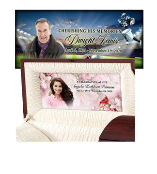 Personalized Casket Panel Inserts – Celebrate Prints