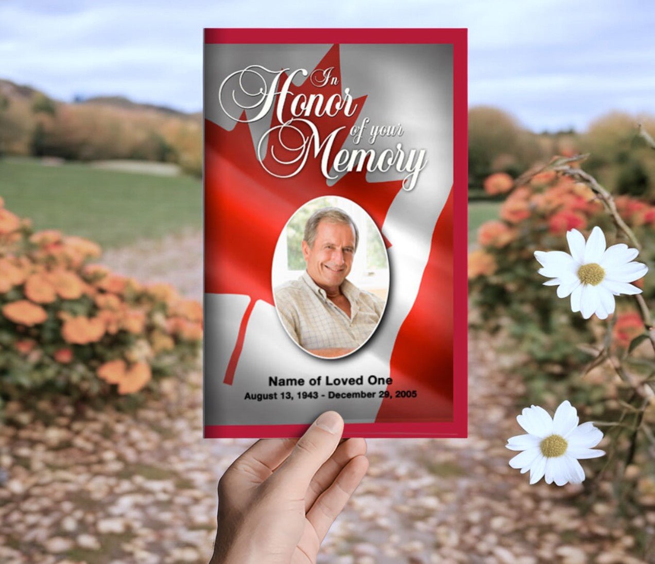 Canada Funeral Program Template - The Funeral Program Site – Celebrate ...