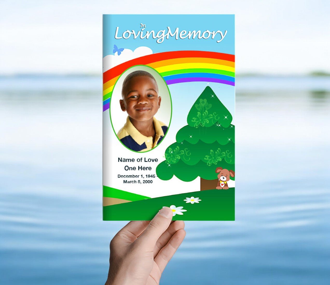 Delight Funeral Program Template - The Funeral Program Site – Celebrate ...