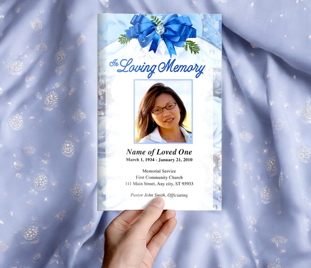 Royal Funeral Program Template - Celebrate Prints